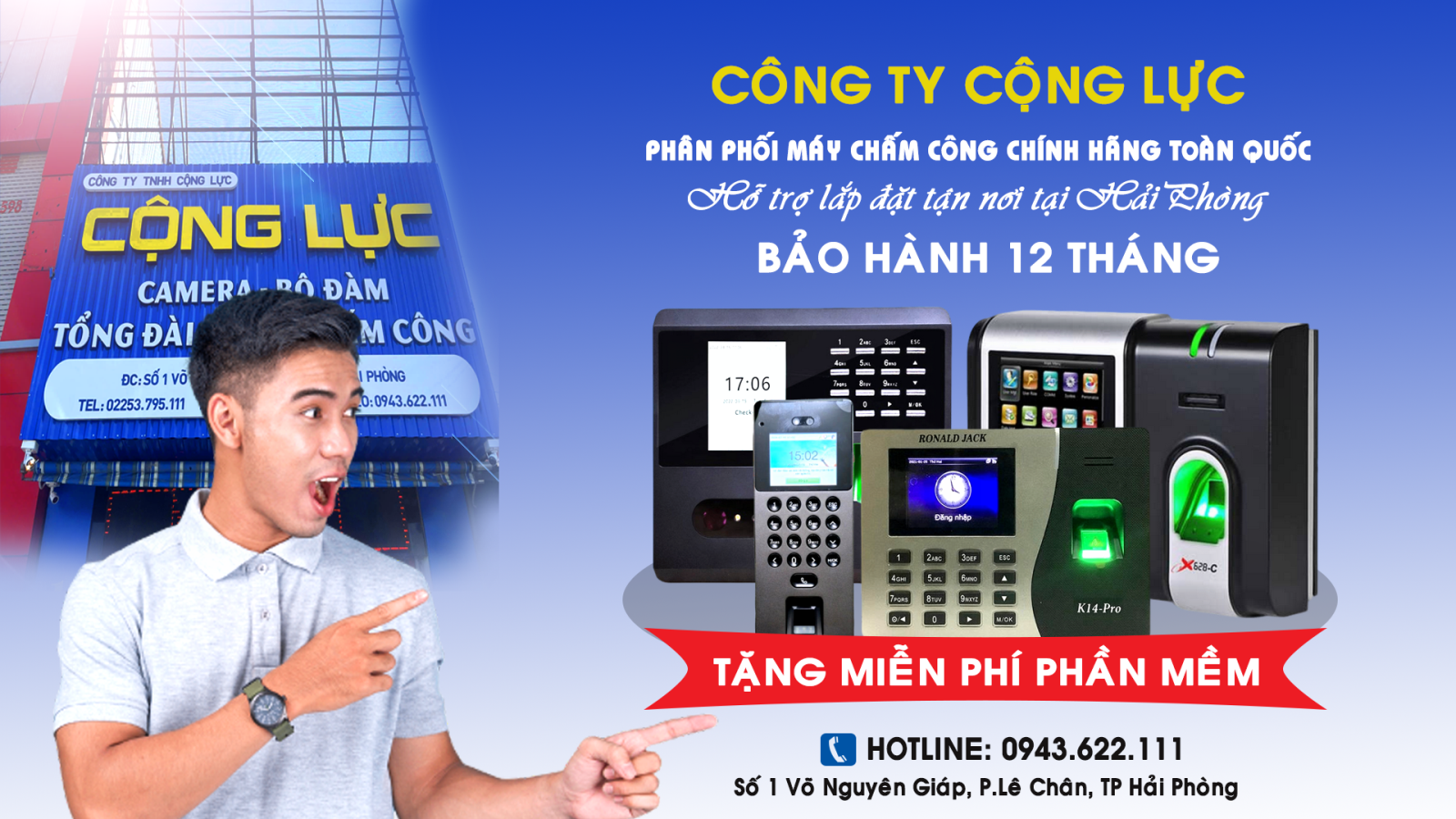 Bàn Giao Hệ Thống Máy Chấm Công Vân Tay Cho Công Ty CHANGXIN Hải Phòng