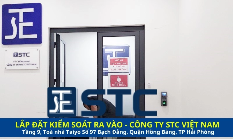 Lắp Kiểm Soát Ra Vào Công Ty STC Việt Nam, Toà Nhà Taiyo 97 Bạch Đằng